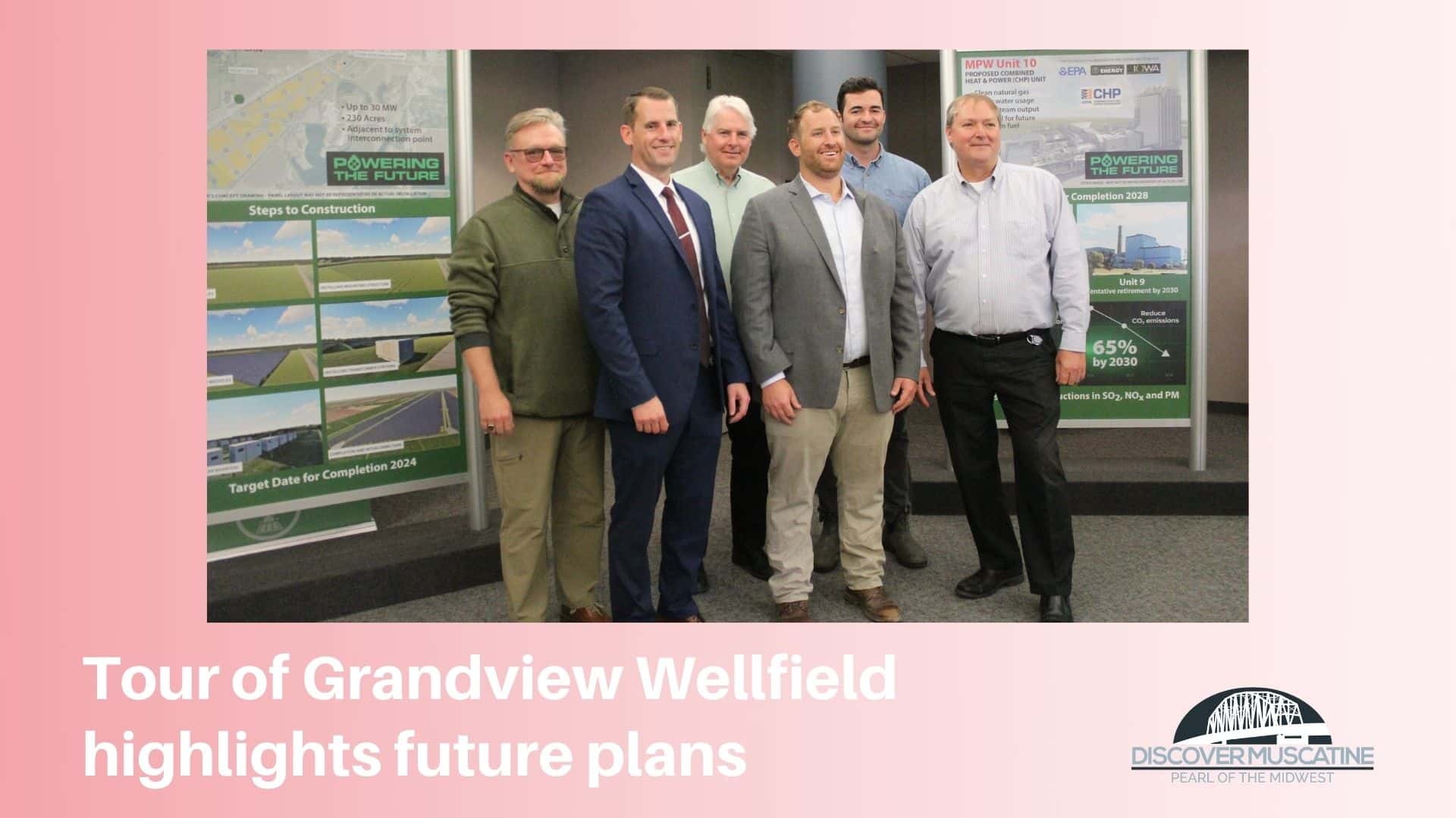 Tour of Grandview Wellfield highlights future plans | Discover Muscatine