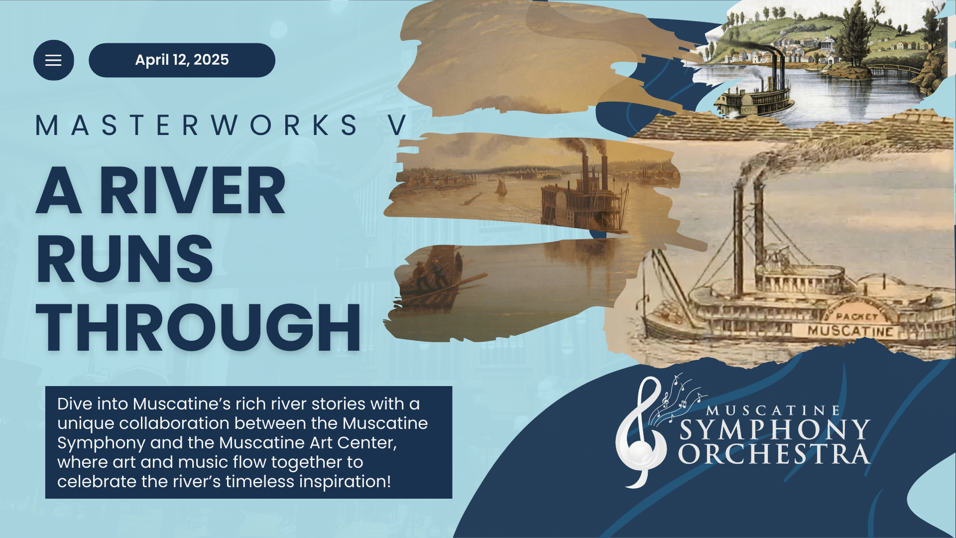Muscatine Symphony to Blend Music and Visual Art in River-Inspired ...