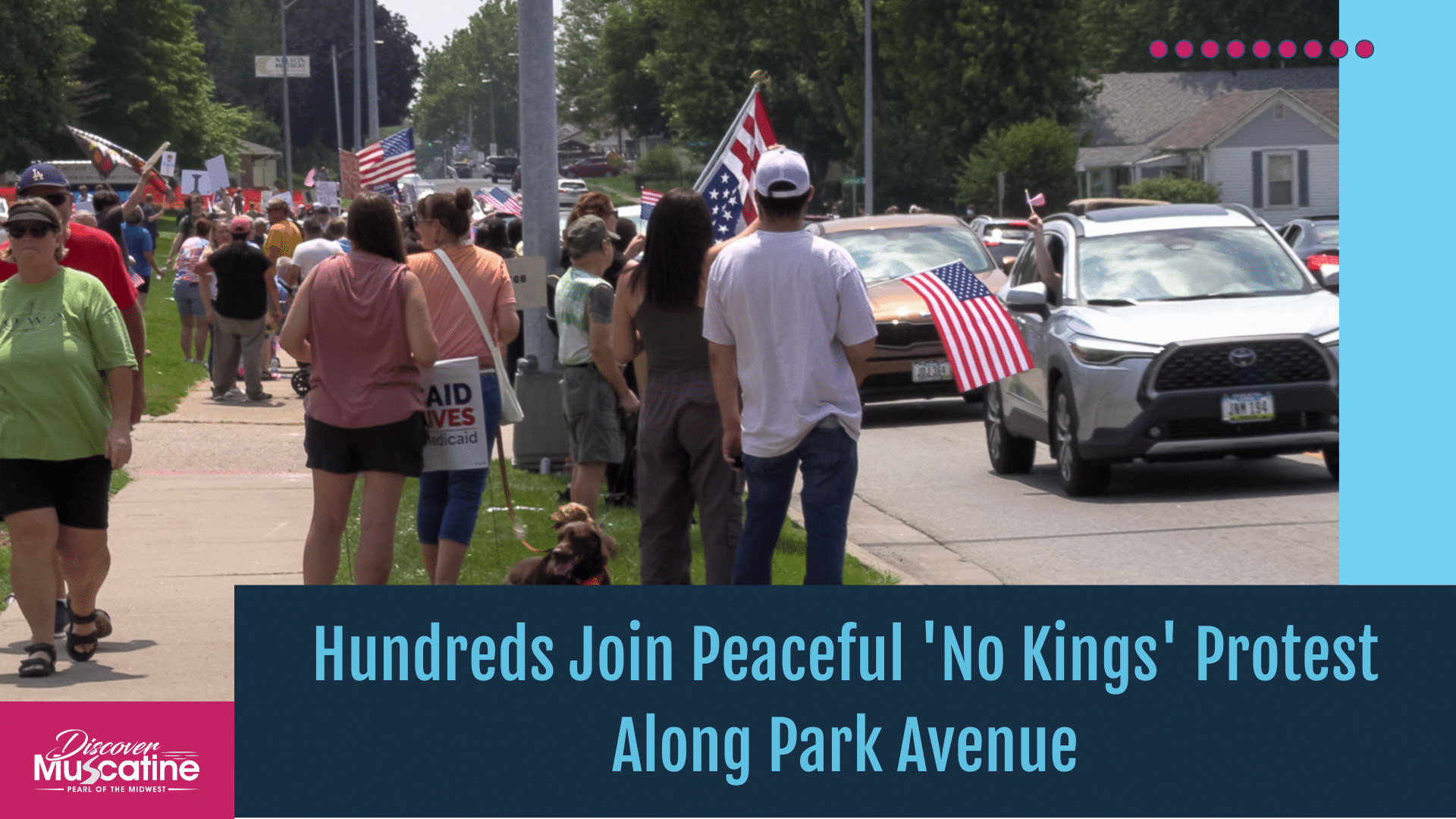 Hundreds Join Peaceful ‘No Kings’ Protest Along Park Avenue – Discover ...